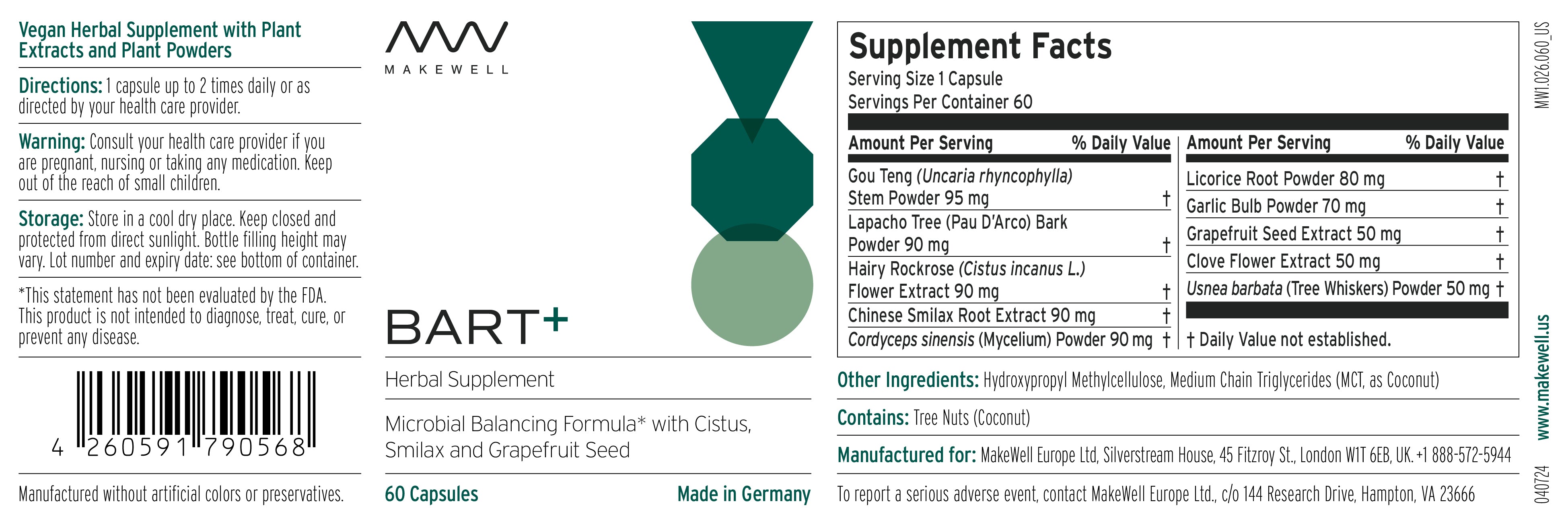 BART+ – MakeWell US (MakeWell Europe Ltd.)