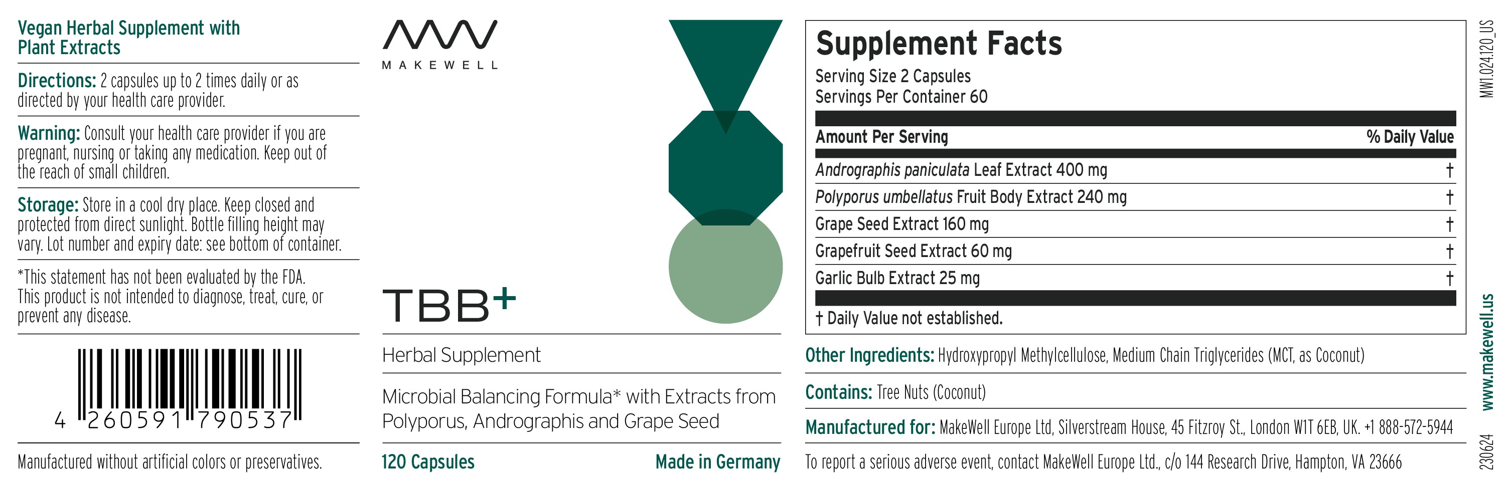 TBB+ – MakeWell US (MakeWell Europe Ltd.)